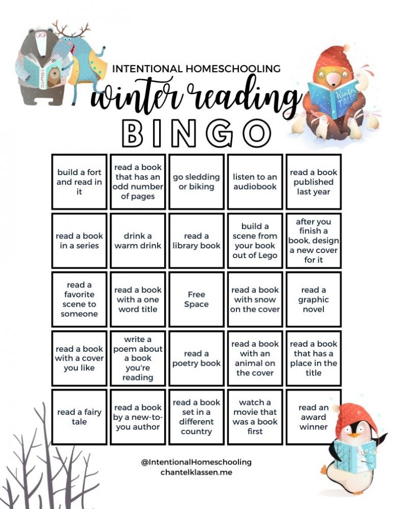 Intentional Homeschooling Kids Winter Reading Challenge – Chantel Klassen